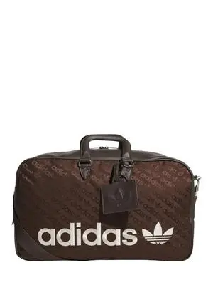 Adidas Monogram Boston Bag - Dark Brown/better Scarelet Red