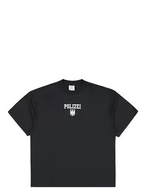 Vetements Polizei Regular T-shirt - Washed Black