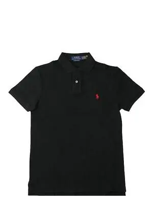 Polo Ralph Lauren Short Sleeve Slim Fit Polo - Black