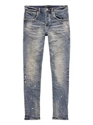 PURPLE BRAND Vintage Spotted Jeans - Indigo