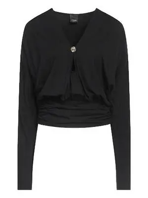 Pinko Viscose-blend Jersey Top - Black