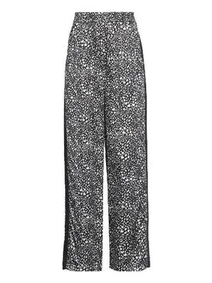8PM Crepe Pajama Pants - Black