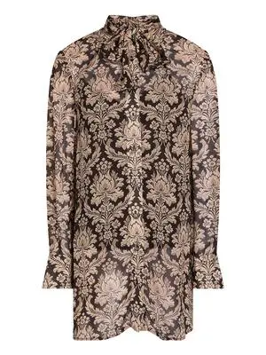 Zimmermann Floral-print Chiffon Shirt - Beige