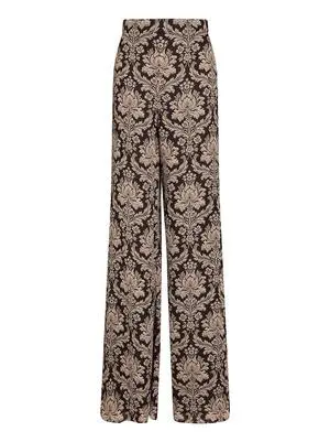 Zimmermann Floral-print Wide-leg Pants - Beige