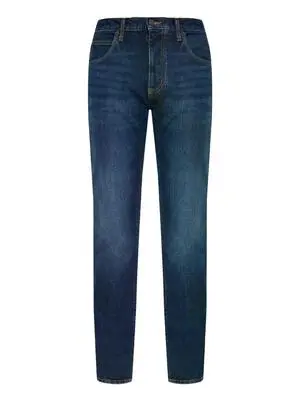 Emporio Armani Logo-motif Jeans - Blue