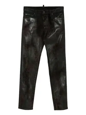 Dsquared2 Metallic-effect Trousers - Brown