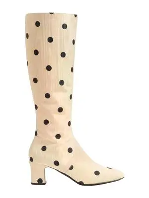 Valentino Garavani Equivoque Knee-high Boots - Neutrals