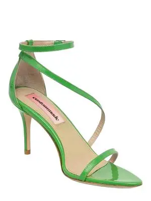 CUSTOMMADE Ankle-strap Pointed-toe Heeled Sandals - Green