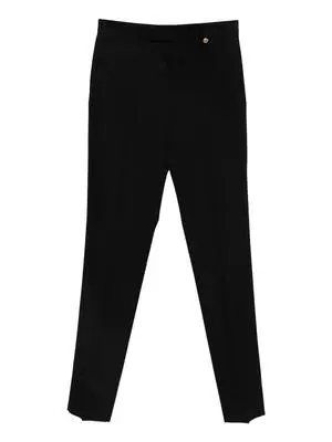 Versace Wool Trousers - Black
