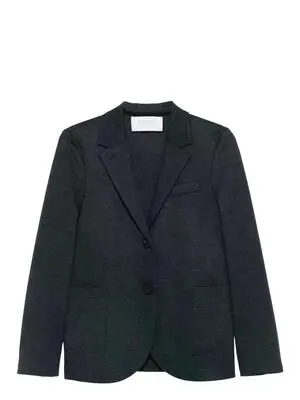 Harris Wharf London Single-Breasted Blazer Grey