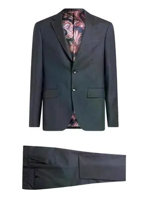 Etro Pinstripe Suit - Blue