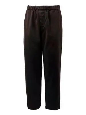 CASEY CASEY Elastic-waistband Trousers - Brown