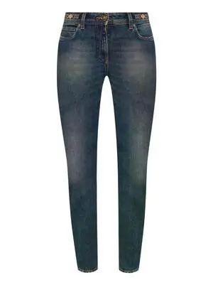 Versace Medusa-plaque Jeans - Blue