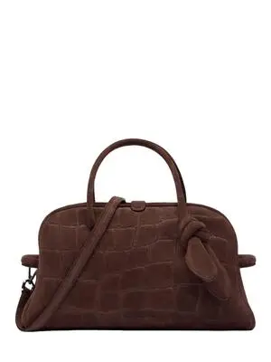 Jacquemus The Small Turismo Shoulder Bag Dark Brown
