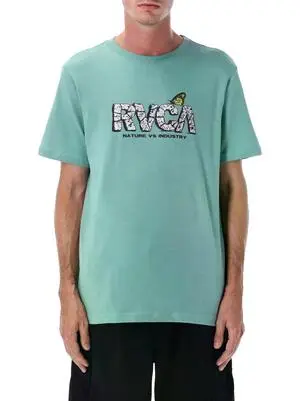 Rvca Graphic-print Cotton T-shirt - Green