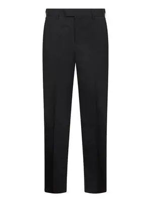 PT TORINO Wool-blend Trousers - Black