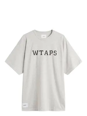 WTAPS Academy Logo T-shirt - Ash Gray