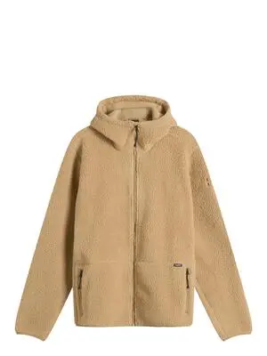 HAGLOFS Funäs Pile Fleece Hooded Jacket - Oak Brown