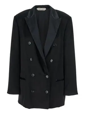ALBERTA FERRETTI Alberta Ferretti Double-Breasted Viscose Jacket