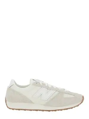 NEW BALANCE Low Top Sneakers With Logo Patch - White