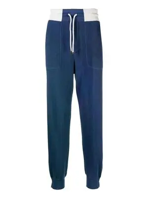 Brunello Cucinelli Knitted Track Pants - Blue