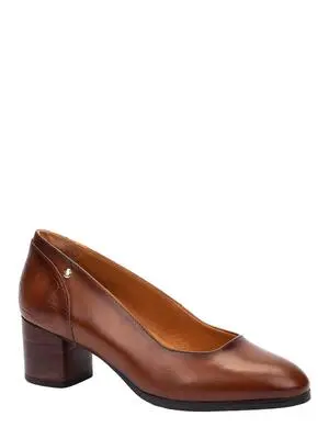 Pikolinos Calafat Leather Pump Cuero