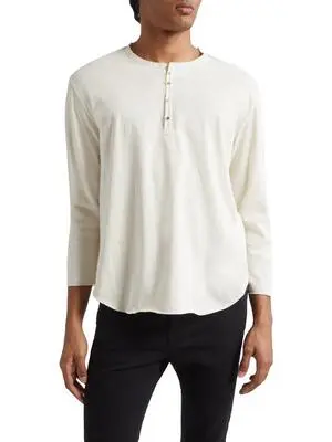 UNDERCOVERISM Eye Button Henley - Cream