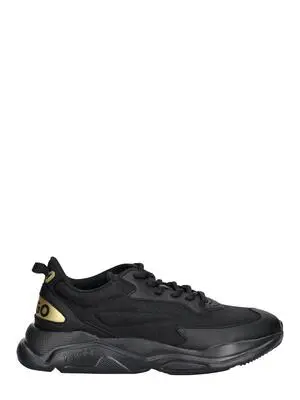 Hugo Leon Logo-detail Chunky Sneakers - Black