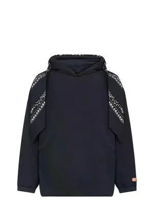 PDF Bandana-print Hooded Sweater - Blue