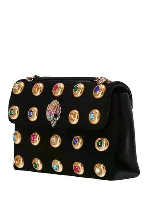 Kurt Geiger Kensington Jewel-embellished Tote - Black