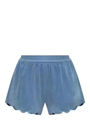 Marysia Bellini Scalloped Hem Shorts - Blue
