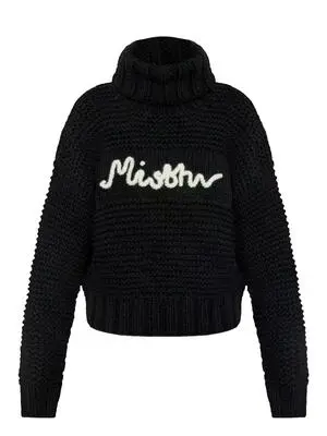 MISBHV Logo-detail Sweater - Black