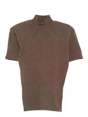 Jacquemus The Castagna Knit Top - Brown