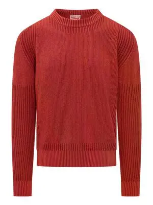Kenzo Boke Flower 2.0 Ribbed-knit Sweater - Red