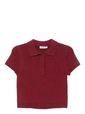 Simkhai Short-sleeve Polo Top - Red