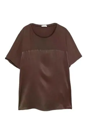 Liu Jo Crew-neck Blouse - Brown