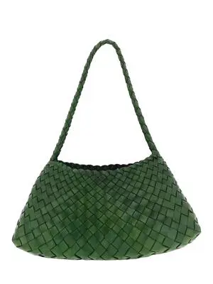 Dragon Diffusion Rosanna Interwoven Leather Tote Bag - Green