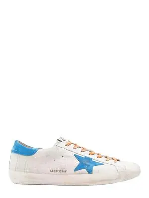 GOLDEN GOOSE Crocodile-effect Star Low-top Sneakers - Grey