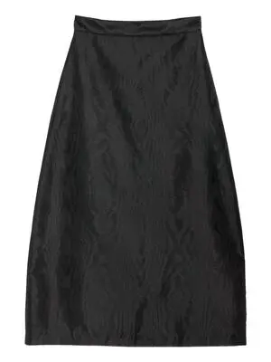 LUNATICA MILANO Textured Maxi Skirt - Black