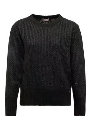 Herno Sequin-embellished Sweater - Black