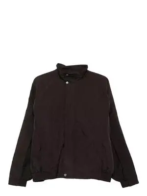 J.L-A.L High-neck Buttoned Jacket - Brown