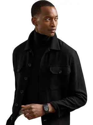 RALPH LAUREN Hand-Tailored Oversized Cashmere Jacket