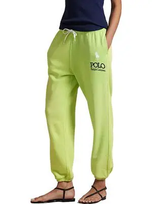 Ralph Lauren Big Pony Fleece Sweatpants - Electric Lime