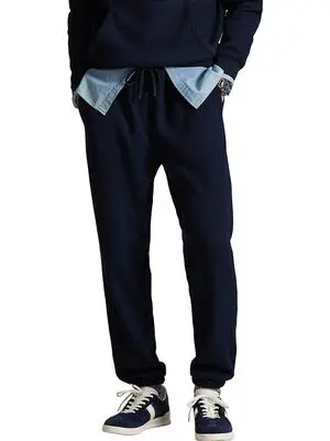 Ralph Lauren Waffle-knit Fleece Sweatpant - Aviator Navy