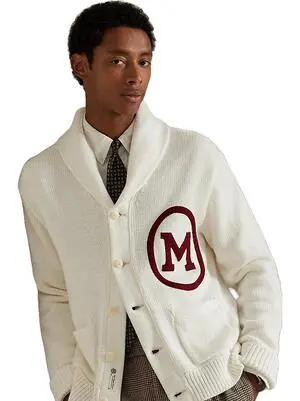 Ralph Lauren The Morehouse College Cardigan - Cream Combo