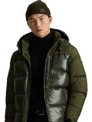 Ralph Lauren Two-tone Down Jacket - Dark Loden Matte