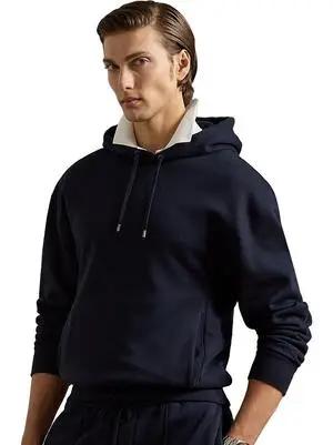 Ralph Lauren Cotton-cashmere Fleece Hoodie - Classic Chairman Navy