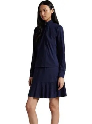 RALPH LAUREN Eyelet Interlock Long Skort