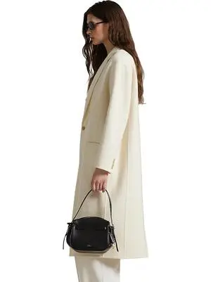 Ralph Lauren Double-Faced Wool Overcoat Cream