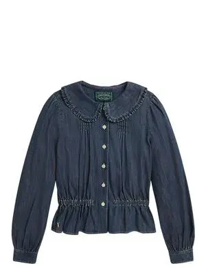 Ralph Lauren Long-sleeve Denim Blouse - Blaine Wash